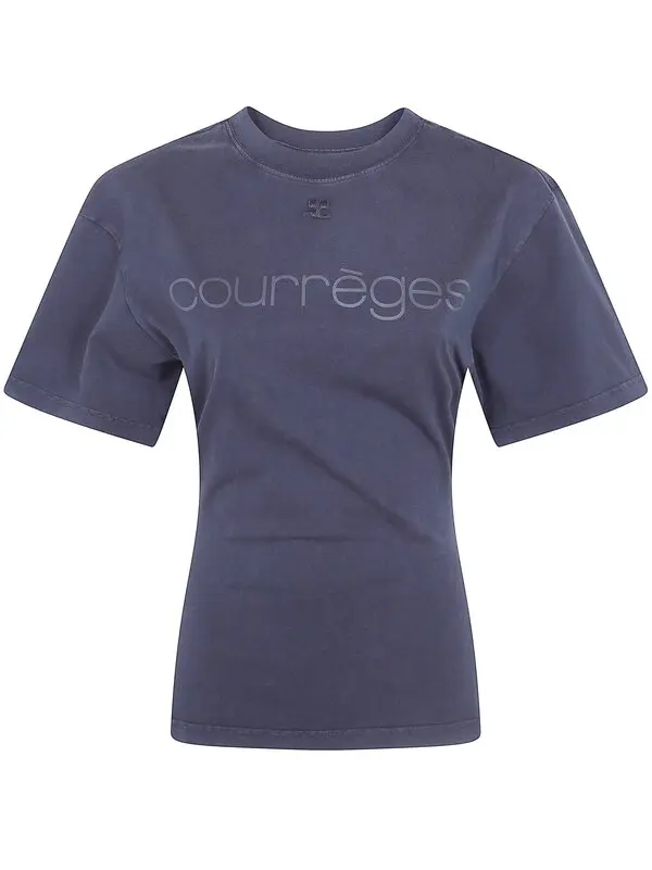 COURREGES Courrèges Logo Print T-shirt