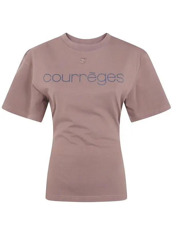 COURREGES Logo Print T-shirt