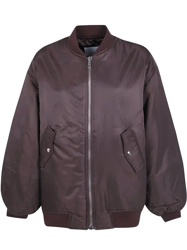 THE FRANKIE SHOP Astra Bomber Jacket - Brown