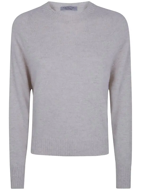 D.exterior Sweater Round Neck "cashmere Round Neck Sweater