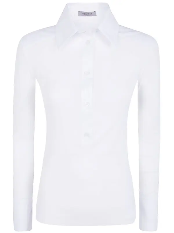D.exterior Tulle Popeline Shirt