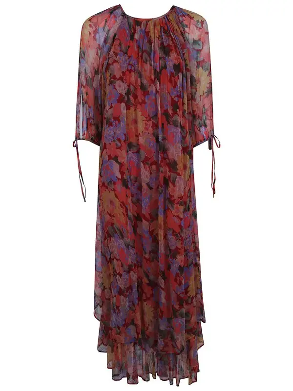 Rixo Dress Floral Red "hayden