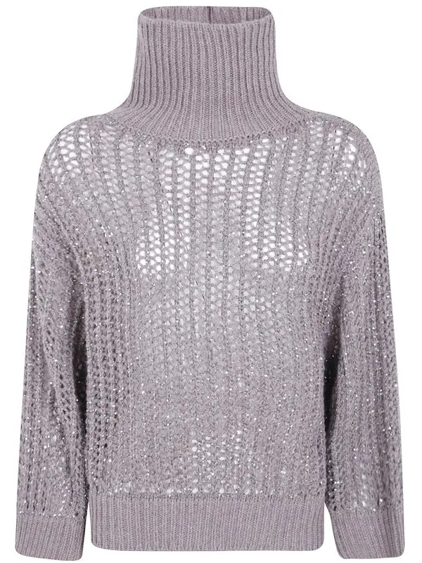D.exterior Sweater Short Sleeves "crystals
