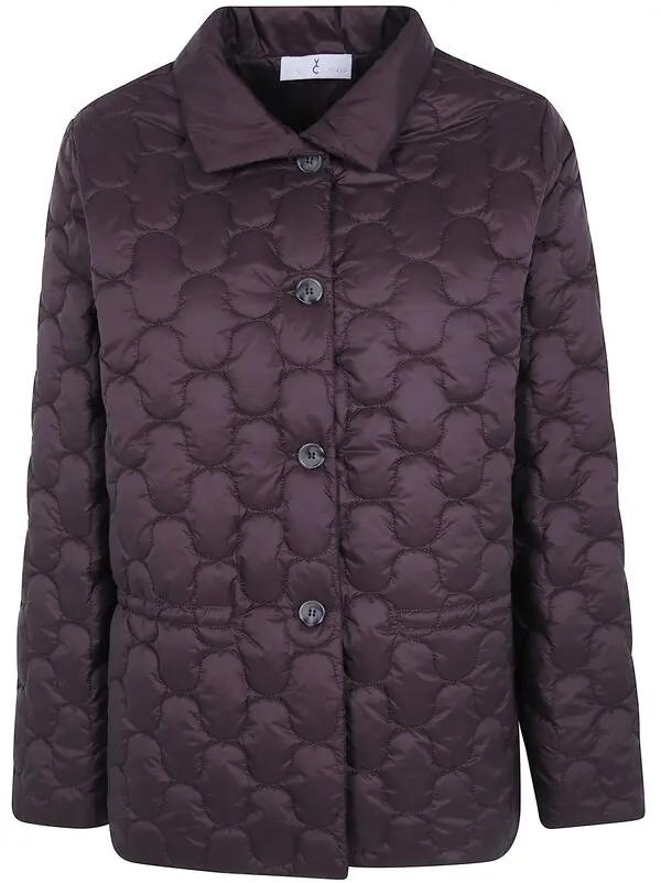 WHYCI Quilted Jacket With Drawstring