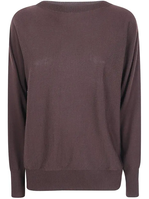 D.exterior Sweater Merino Round Neck "oversized Merino Round Neck