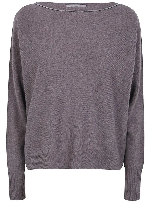 D.exterior Sweater Round Neck "63115 12vis Milk
