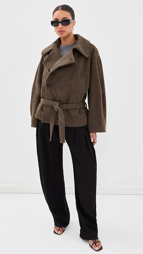 LEMAIRE Short Wrap Coat