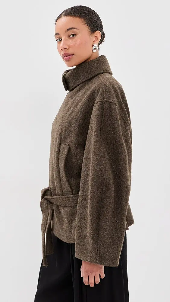 LEMAIRE Short Wrap Coat