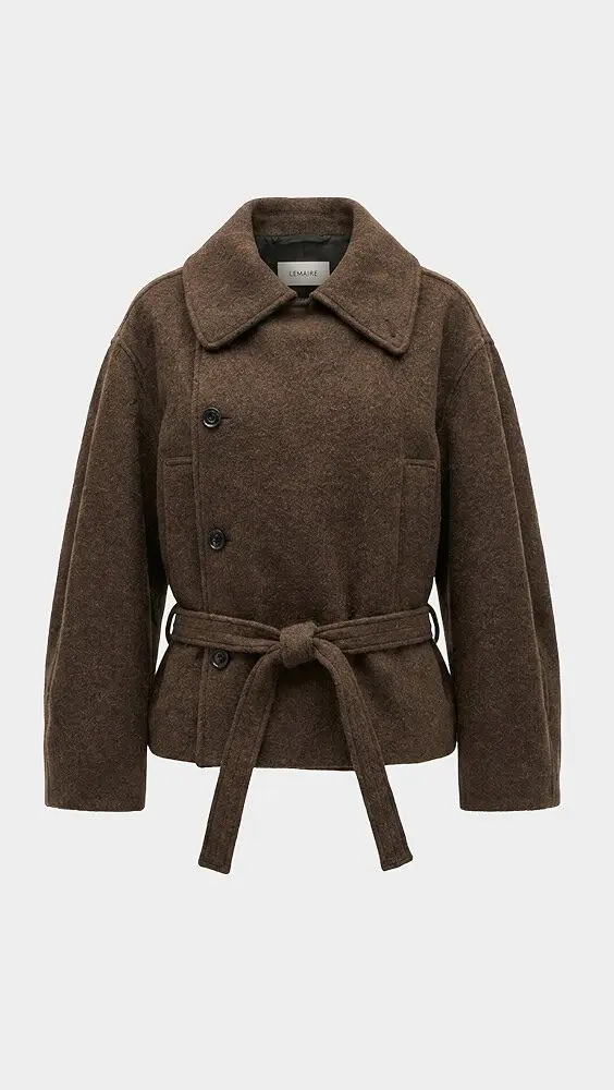LEMAIRE Short Wrap Coat