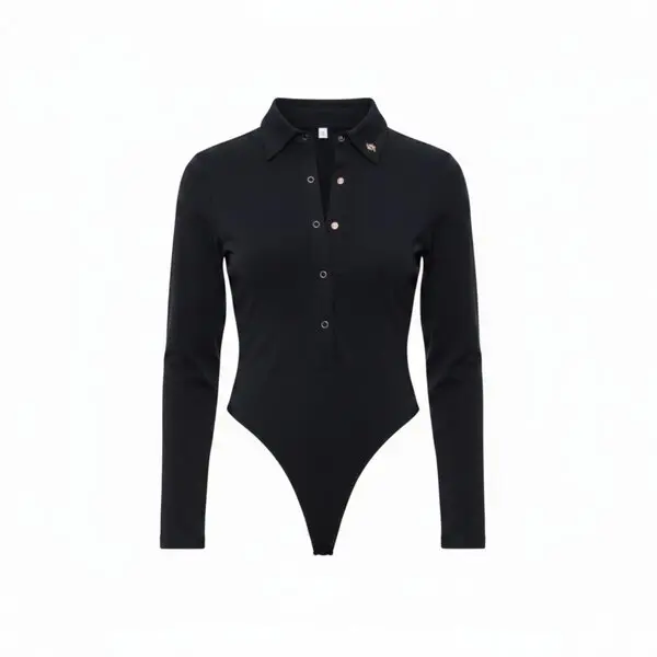 FOREPLAY GOLF Foreplay Golf Polo Bodysuit Long Sleeve