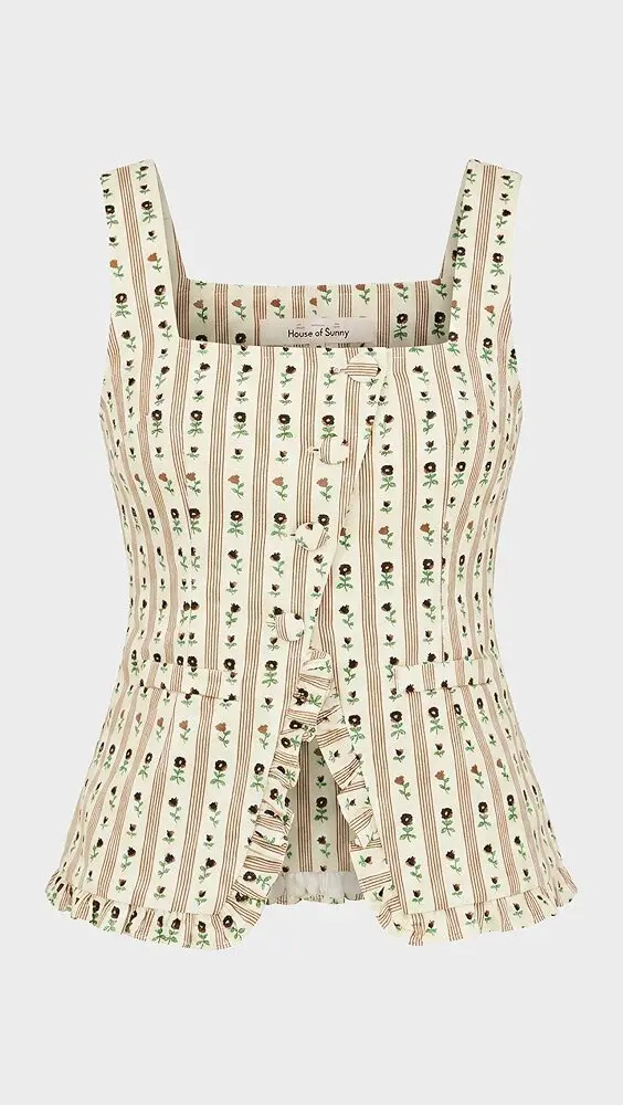 HOUSE OF SUNNY Vintage Rose Top
