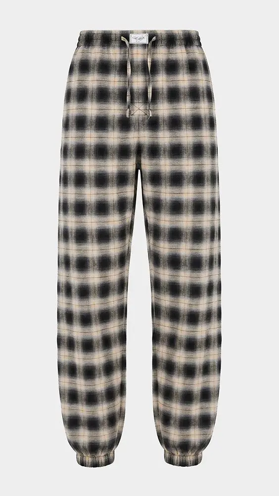 Attico Long Check Balloon Pants