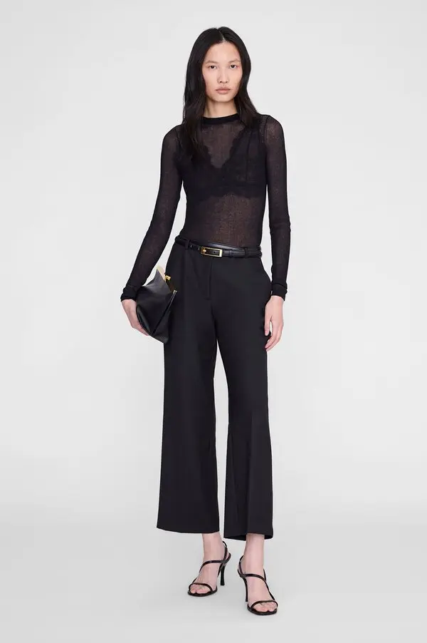 ANINE BING Thomas Trouser - Black