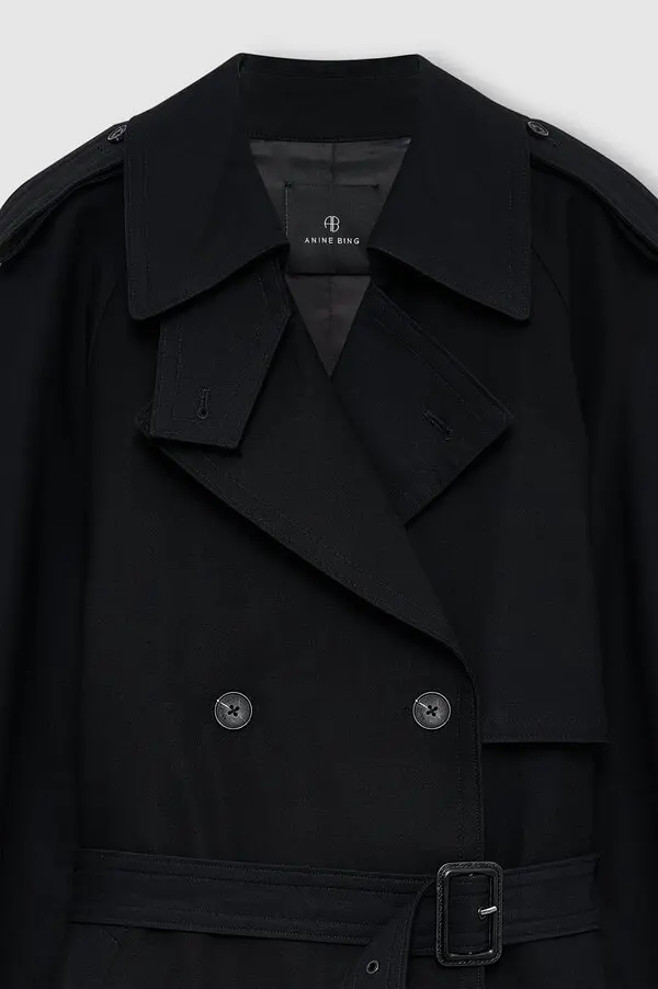 ANINE BING Pascale Maxi Trench Coat