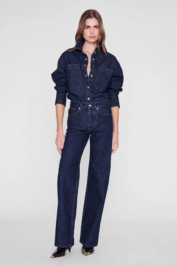 ANINE BING Hugh Jean - Unwashed Blue