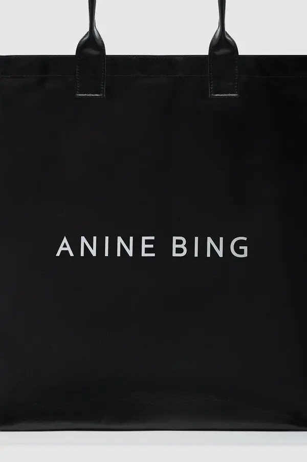 ANINE BING Leonie Coated Canvas Tote
