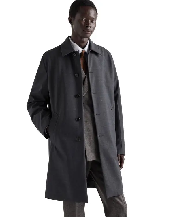 Prada Technical Wool Coat