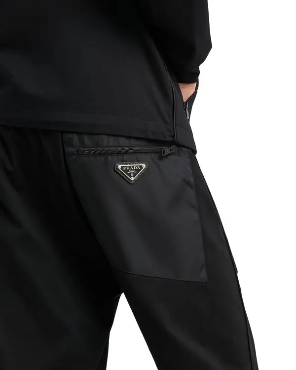 Prada Technical Cotton And Re-nylon Pant
