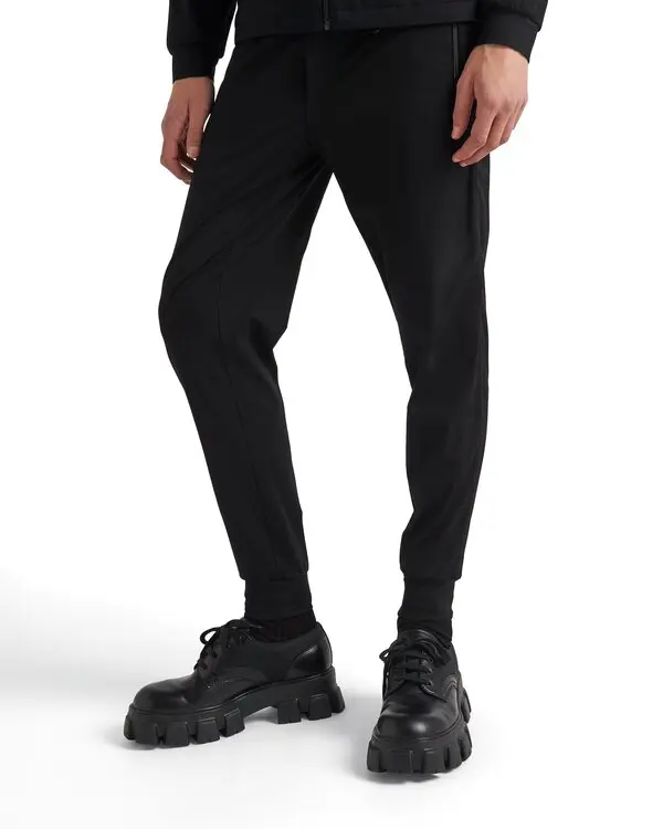 Prada Technical Cotton And Re-nylon Pant
