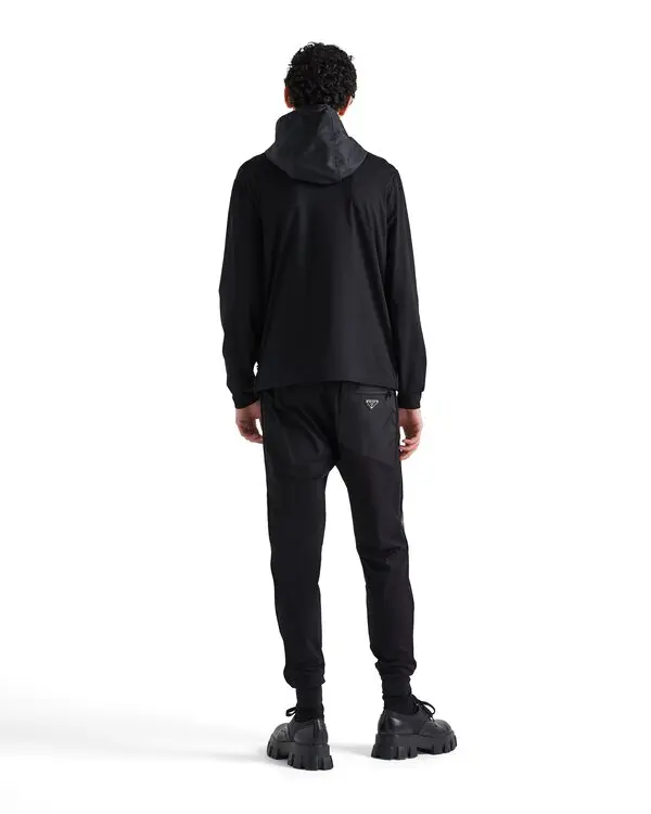 Prada Technical Cotton And Re-nylon Pant