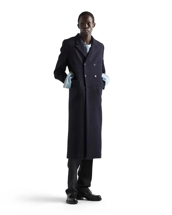 Prada Double-breasted Wool Coat