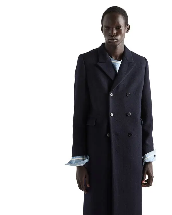 Prada Double-breasted Wool Coat