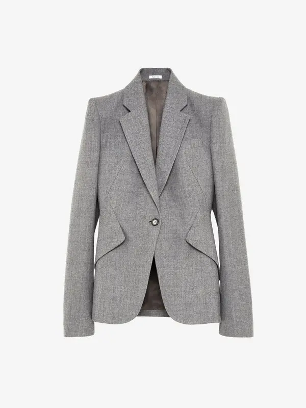 Alexander McQueen Wool Pinstripe Single-breasted Jacket