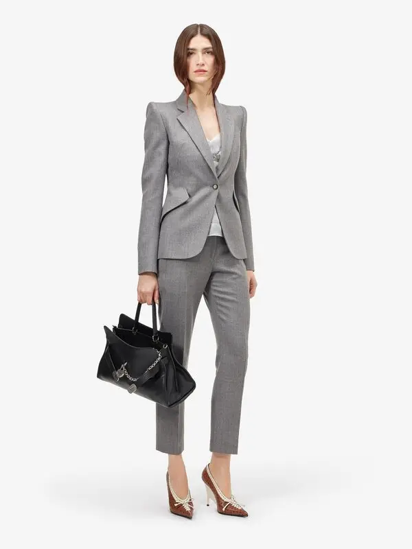 Alexander McQueen Wool Pinstripe Single-breasted Jacket