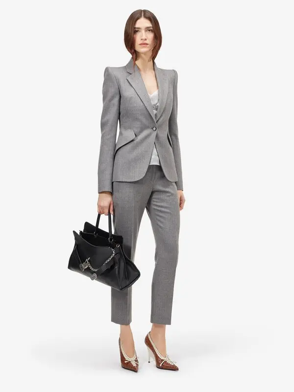 Alexander McQueen Wool Pinstripe Single-breasted Jacket