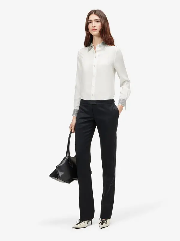 Alexander McQueen Floral Lace Detail Shirt