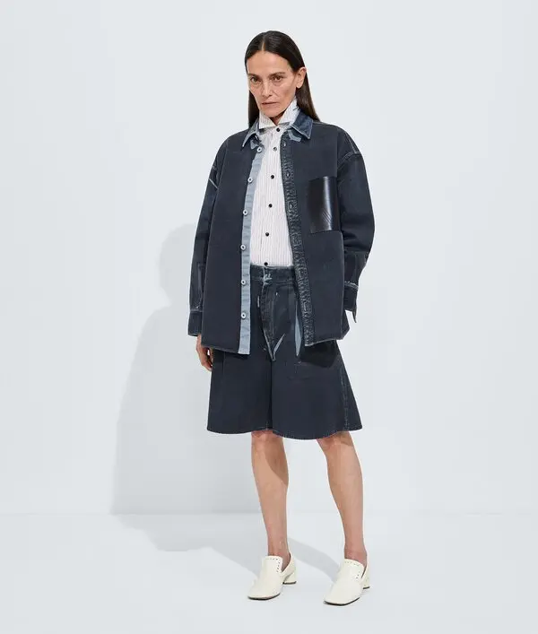 Bottega Veneta Overdyed Denim Shirt
