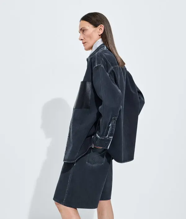 Bottega Veneta Overdyed Denim Shirt