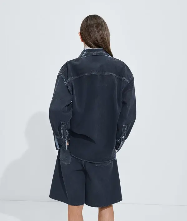 Bottega Veneta Overdyed Denim Shirt