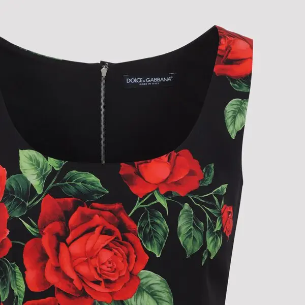 Dolce & Gabbana Midi Dress Rose
