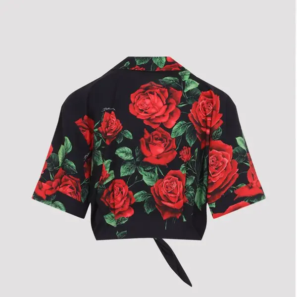 Dolce & Gabbana Cropped Shirt St.rose Rosse