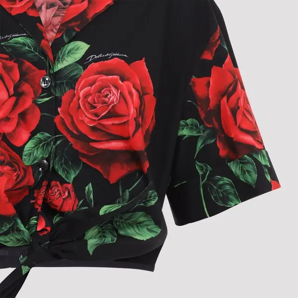 Dolce & Gabbana Cropped Shirt St.rose Rosse