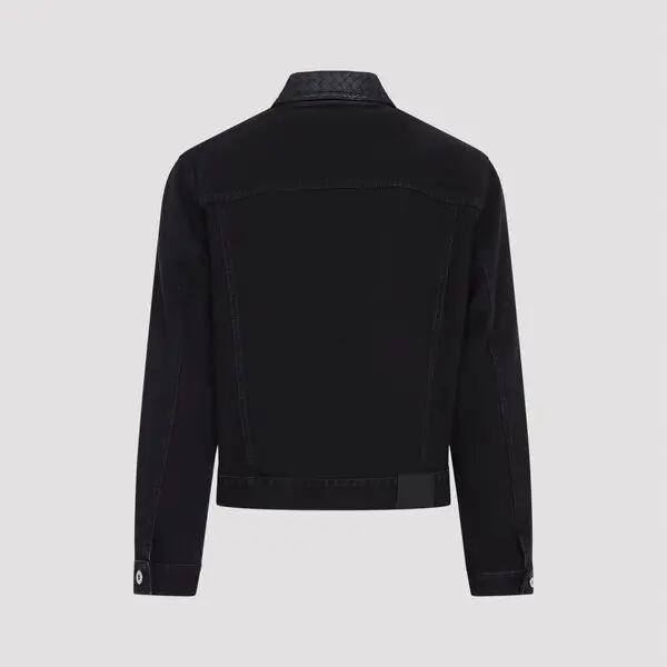 Bottega Veneta Intrecciato Collar Denim Jacket
