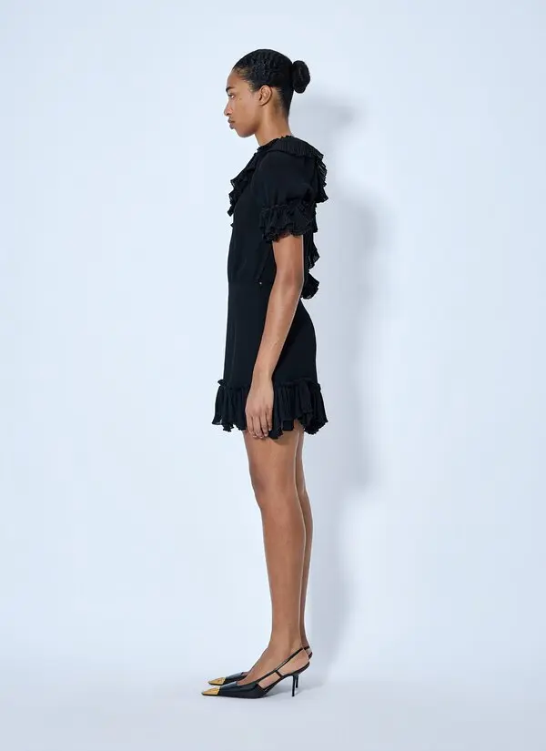 Saint Laurent Asymmetric Mini Dress
