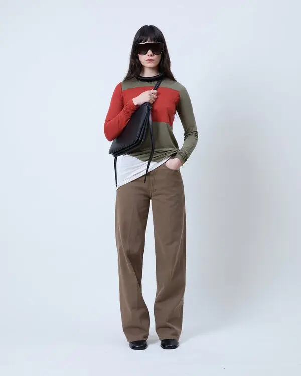 Phoebe Philo Tubular Block Knit Sweater