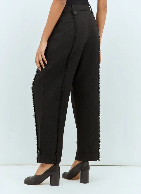 GANNI Tweed Suiting Pants