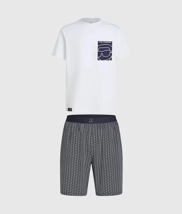 Karl Lagerfeld Ikon Short Pajama Set