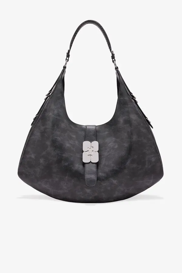 GANNI Dark Large Kat Bag