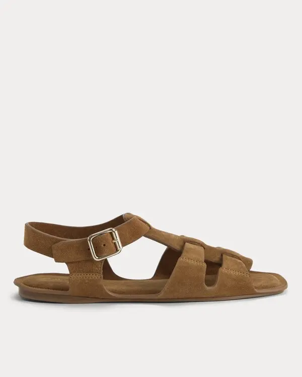 Everlane Made In Italy Opanka Sandal - Biscott Suede