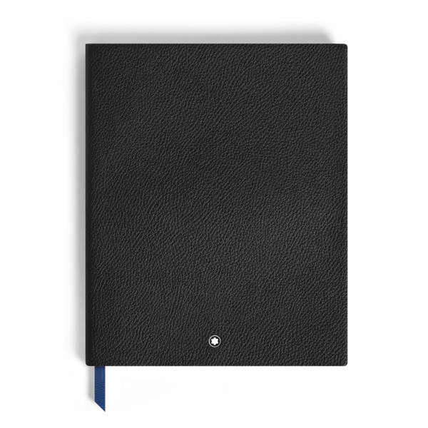 Montblanc Large Notebook In Grain Leather, Lined Pages