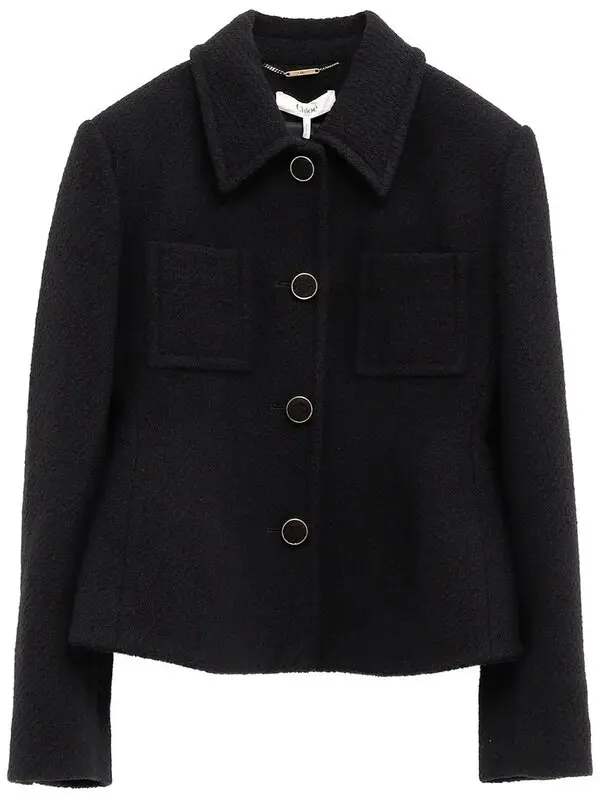 Chloé Wool Blend Jacket With Buttons