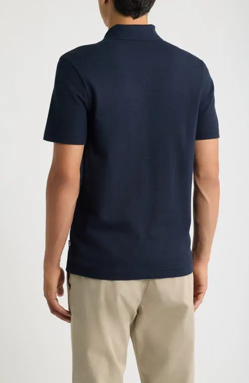BOSS Parlay Short Sleeve Polo - Dark Blue
