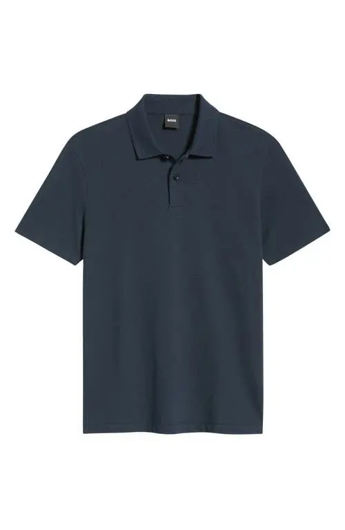 BOSS Parlay Short Sleeve Polo - Dark Blue