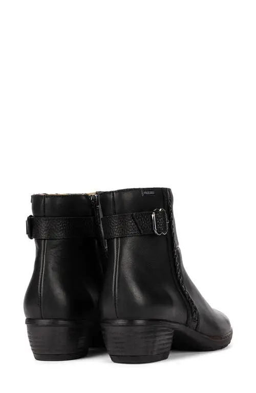 Pikolinos Utiel Leather Ankle Boot - Black