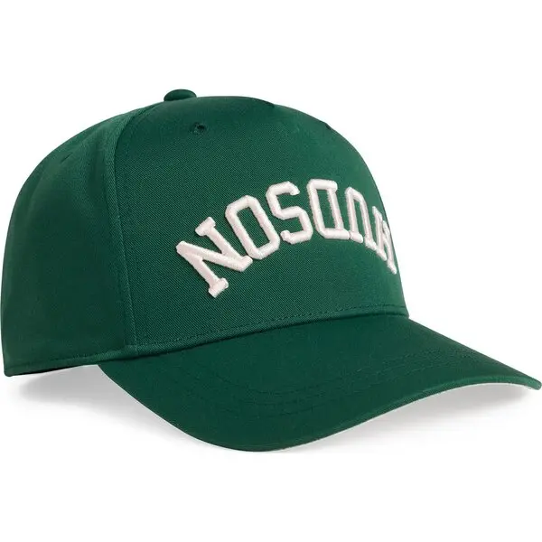 Hudson Jeans Embroidered Reverse Logo Baseball Cap