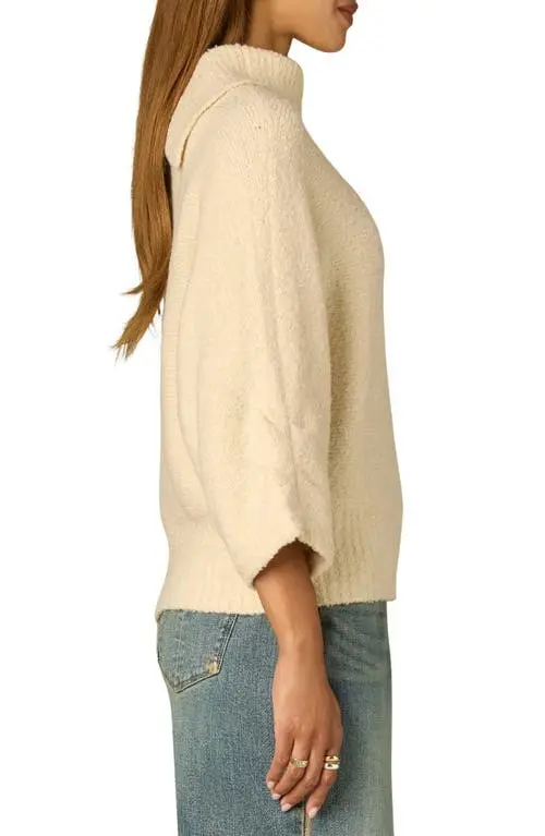 Wit & Wisdom Dolman Sleeve Bouclé Sweater - Cream